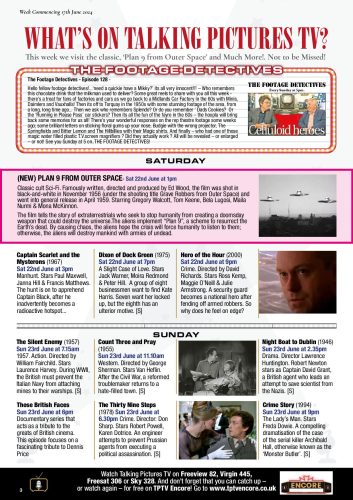 TV Highlights – Talking Pictures TV