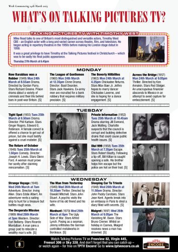 TV Highlights – Talking Pictures TV